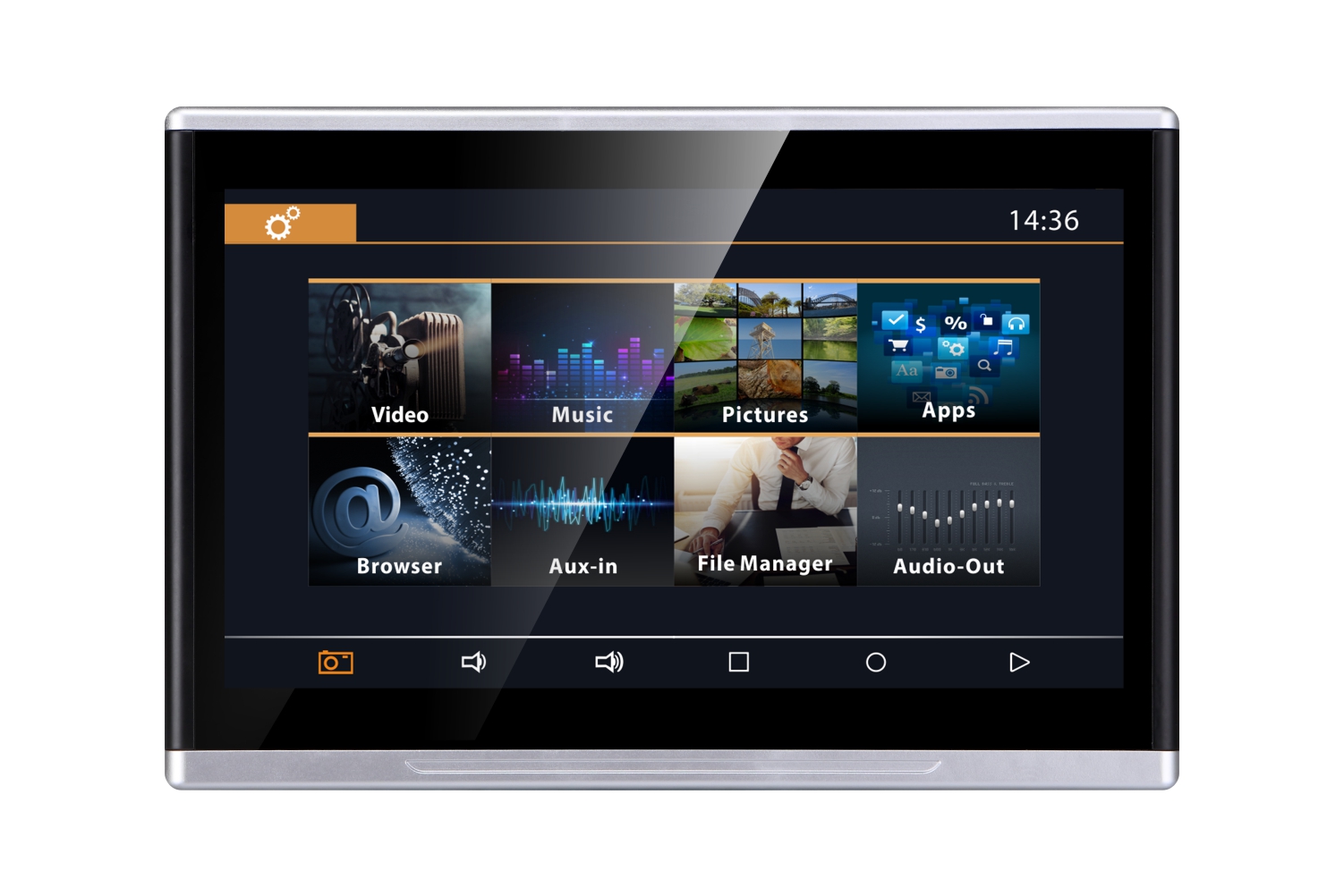 Touch Screen Android Rear-seat Entertainment System - 远安视讯科技有限公司